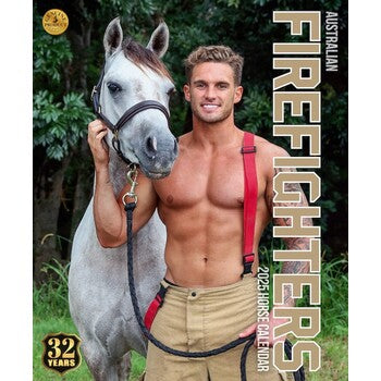 Calendar 2025 Aust Firefighters 290X240Mm With Horses – Peter Gerard